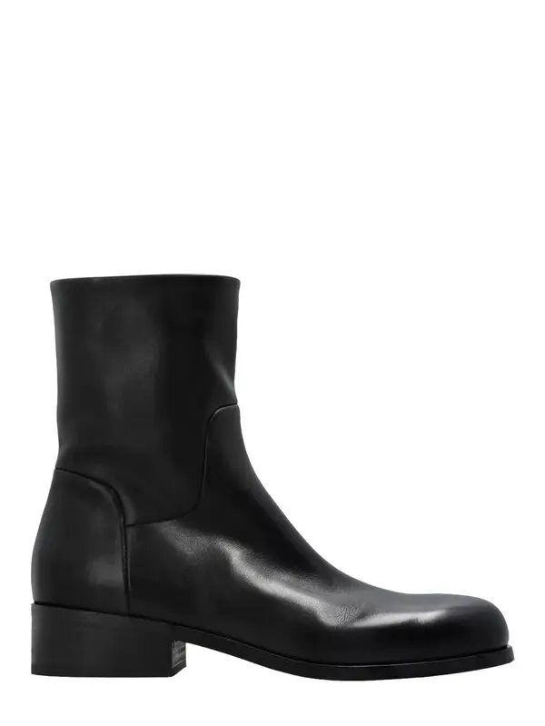 Marsèll Leather Ankle Boots - Black