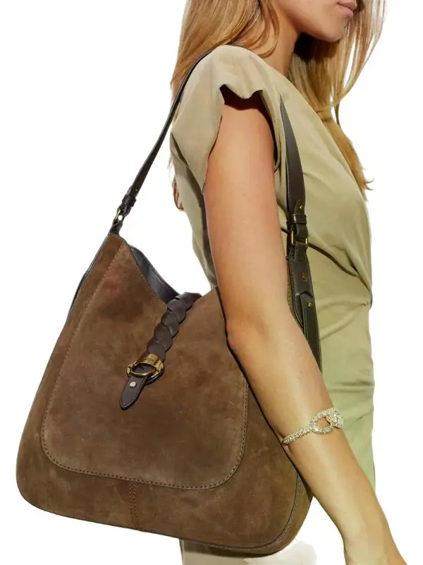 Isabel Marant Étoile Altay Suede Shoulder Bag - Brown