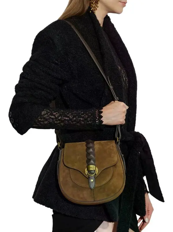 Isabel Marant Étoile Leather Crossbody Bag - Brown