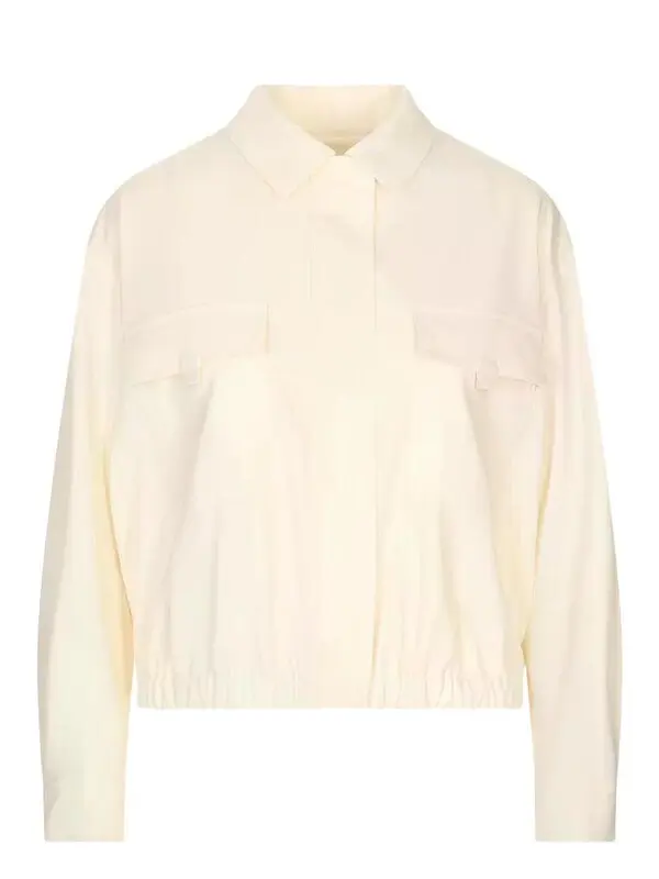 Fabiana Filippi Techno Embellished Bomber Jacket - Neutrals