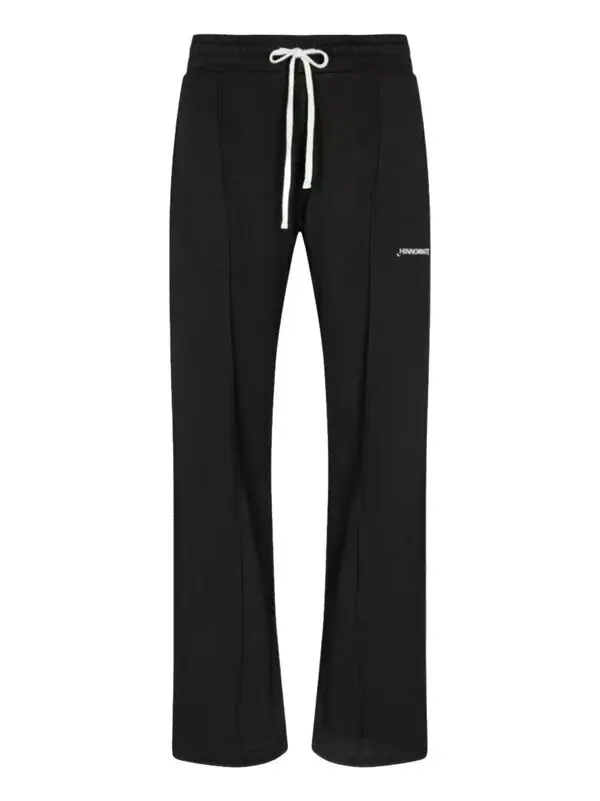 HINNOMINATE Logo-print Drawstring Track Pants - Black