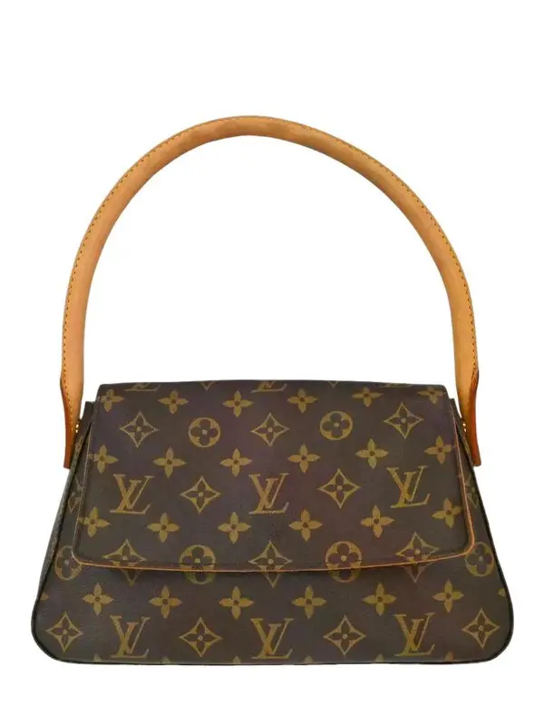 LOUIS VUITTON Monogram Mini Looping Shoulder Bag - Brown