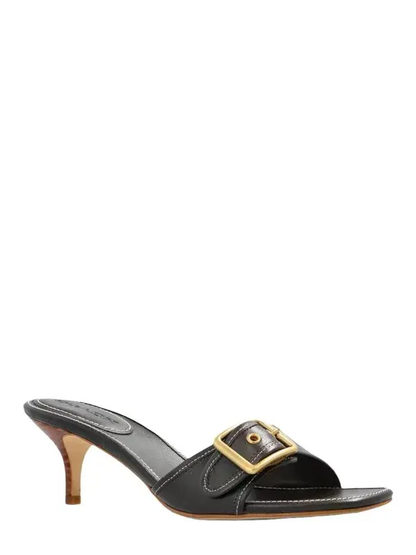 COACH Margot Buckle-detail Sandals - Brown