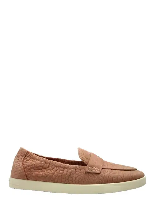 Tory Burch Croc-effect Leather Loafers - Orange