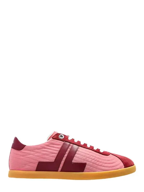 LANVIN Quilted Calf Leather Sneakers - Pink