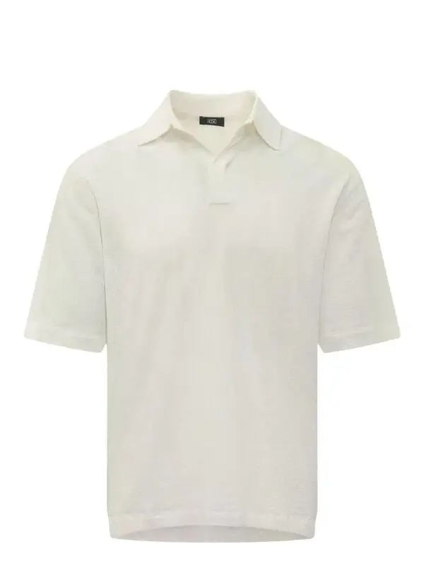 HOSIO Terry-cloth Polo Shirt - Neutrals