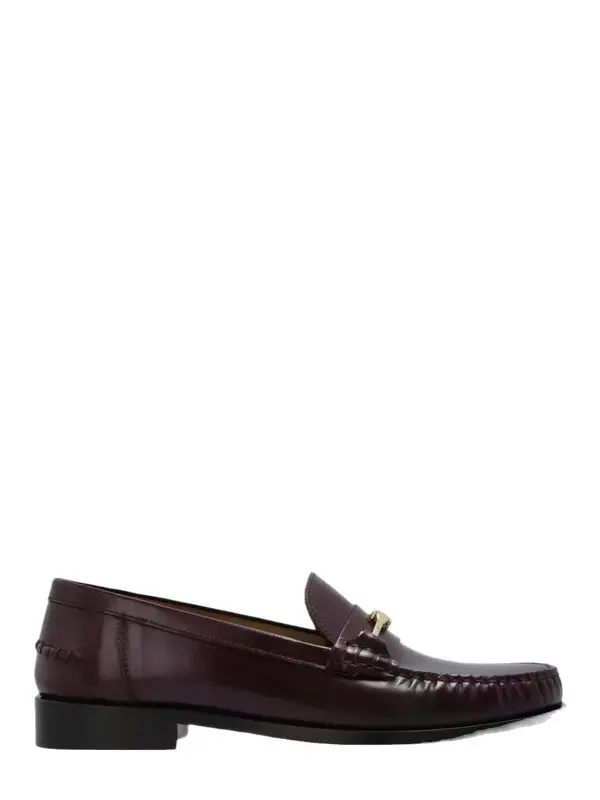 FERRAGAMO Harry Leather Loafers - Red