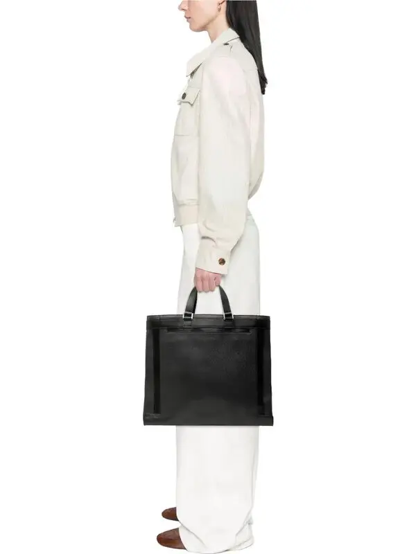 LOUIS VUITTON Kasbek Gm Business Bag In Taiga Leather - Black