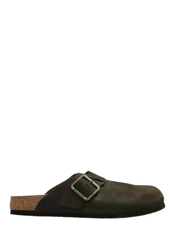BIRKENSTOCK Boston Buckle-fastening Mules - Brown