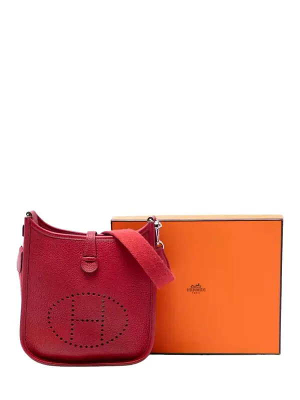 Hermès Clemence Evelyne Bag - Red