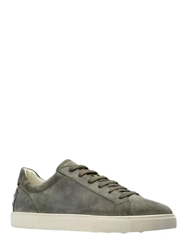 TOD'S Suede Lace-up Sneakers - Green