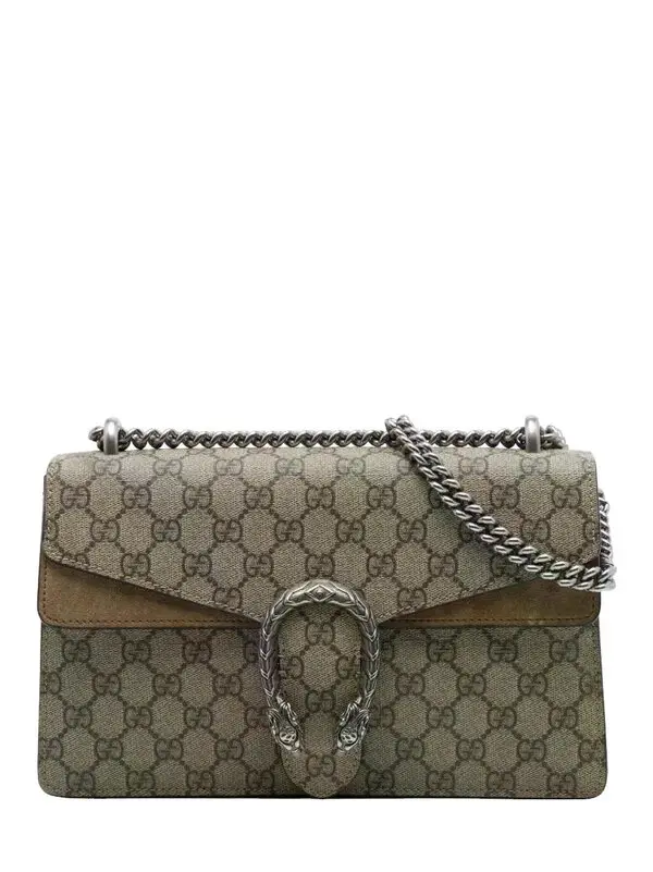 Gucci Gg Supreme Dionysus Shoulder Bag - Neutrals
