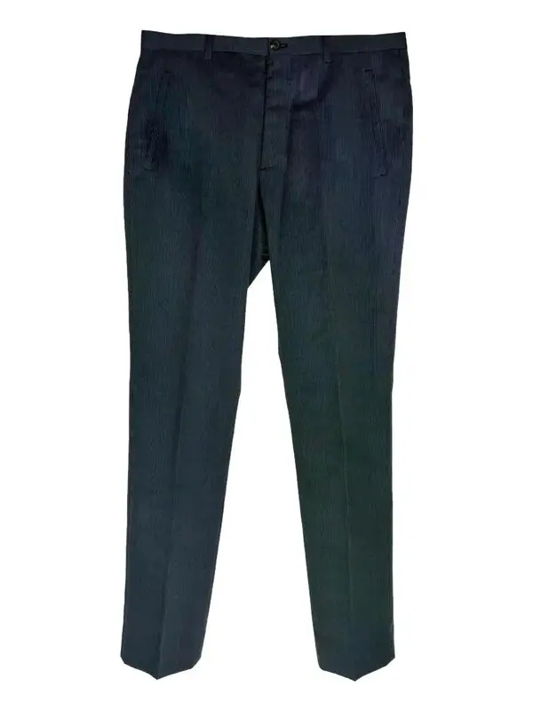 MAISON MARGIELA Slim-fit Pinstriped Trousers - Blue