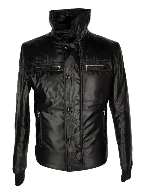 Saint Laurent Padded High Neck Jacket - Black