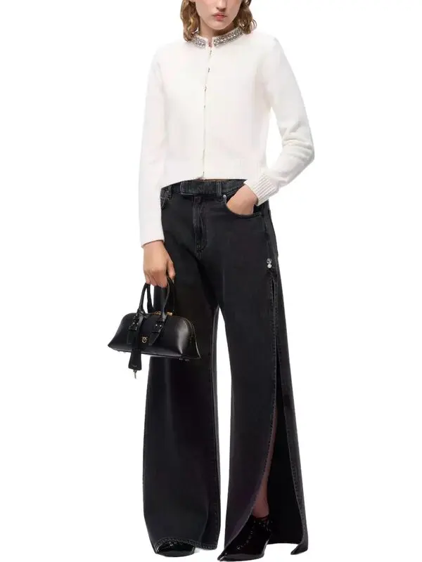 Pinko Wide-leg Jeans - Black