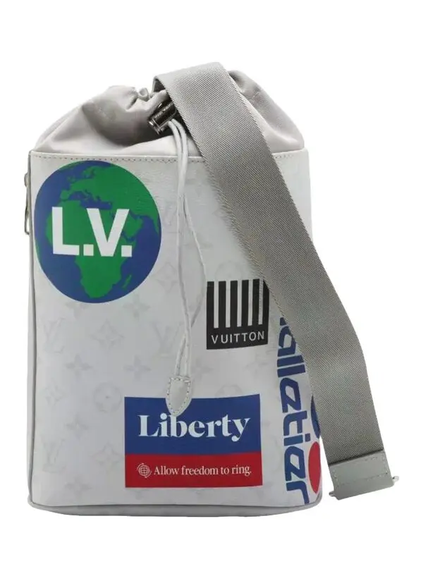 LOUIS VUITTON 2019 Monogram Chalk Sling Bag - White