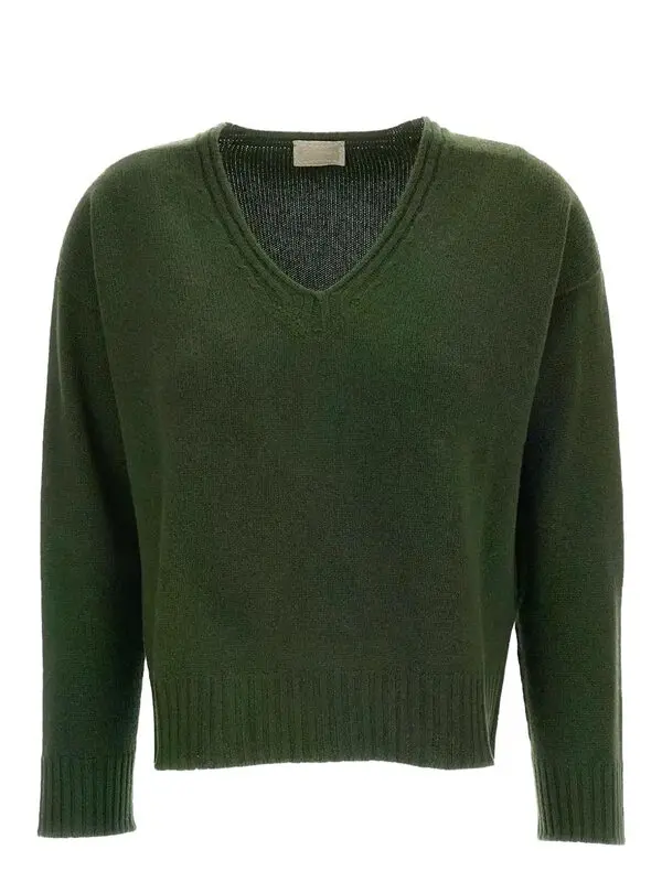 DRUMOHR V-neck Cashmere Sweater - Green