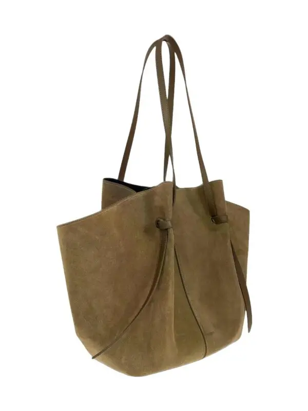 Yuzefi Xl Mochi Suede Tote Bag - Brown