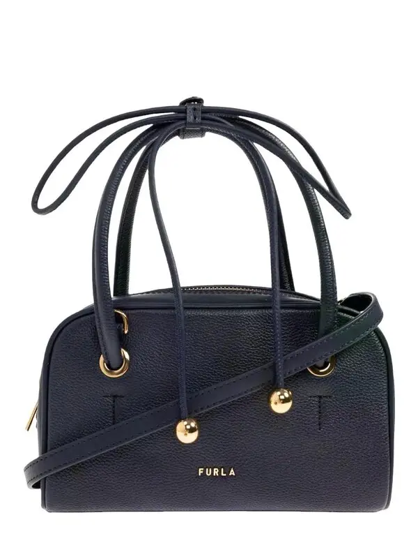 Furla Poppy Leather Mini Bag - Blue