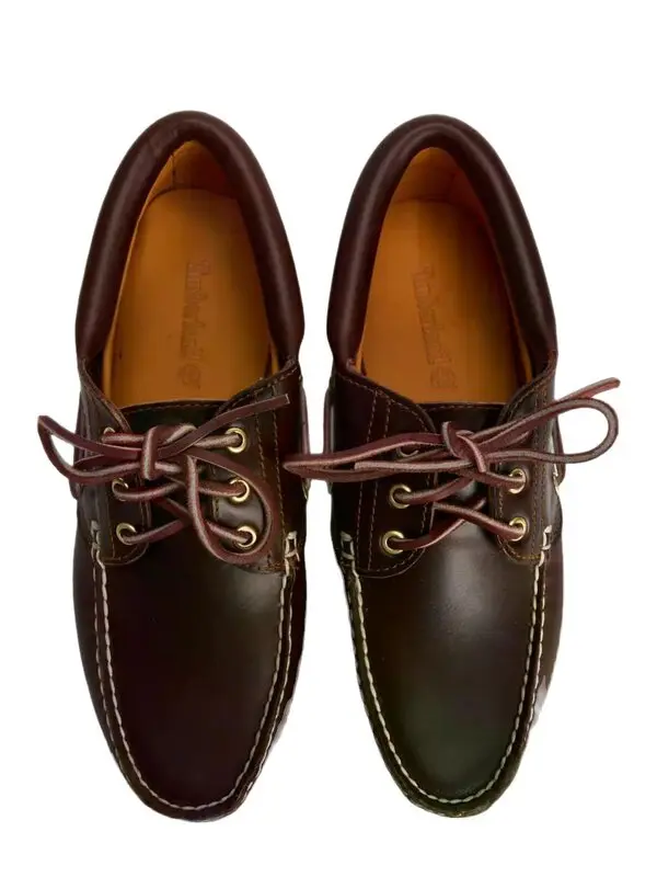 Timberland Sebago Ranger Waxy Lug-sole Boat Shoes - Red