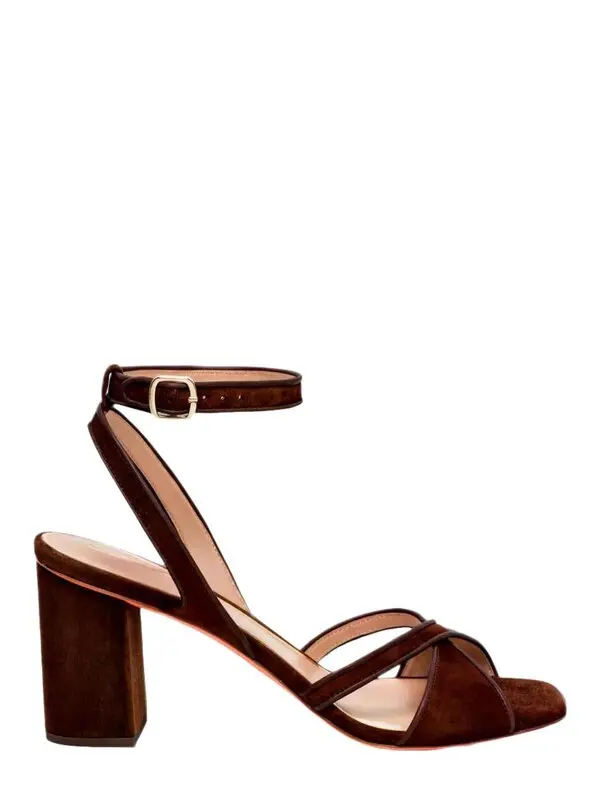 Santoni Block-heel Sandals - Brown