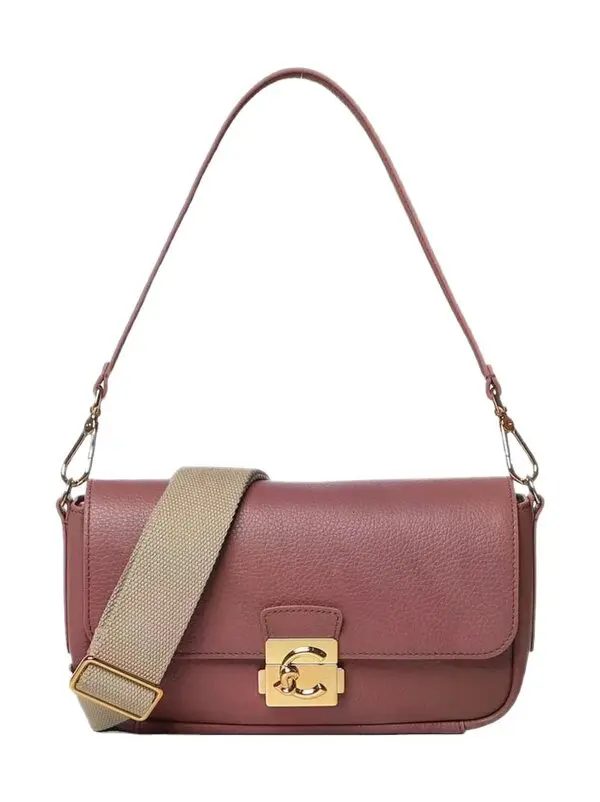 COCCINELLE C-me Lock Shoulder Bag - Pink