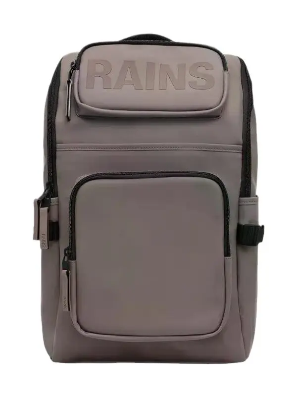 Rains Texel Cargo Logo-print Backpack - Neutrals