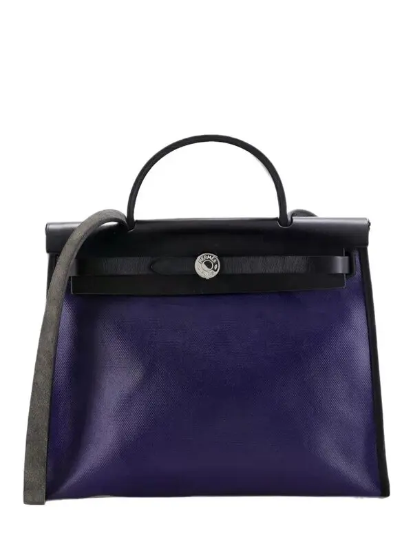 Hermès Herbag Zip Berline Shoulder Bag - Blue