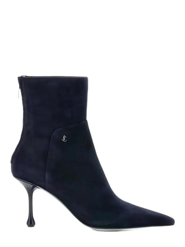 JIMMY CHOO Suede Ankle Boots - Blue