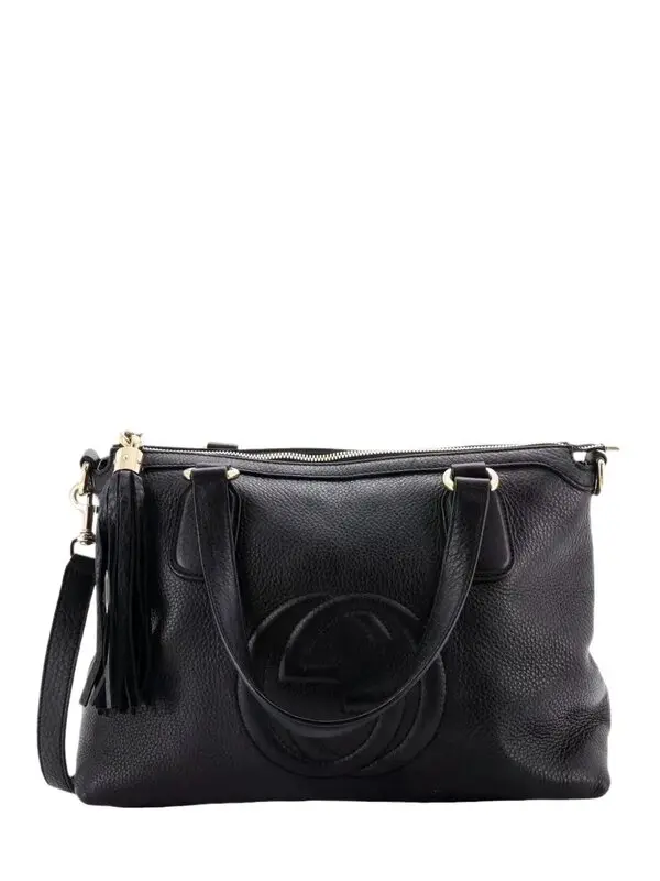 Gucci Soho Convertible Top Handle Bag - Black