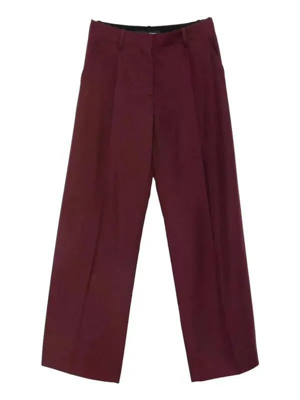 Proenza Schouler Pleated Wide-leg Trousers - Red