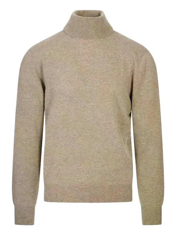 Agnona Long-sleeve Turtleneck Sweater - Neutrals
