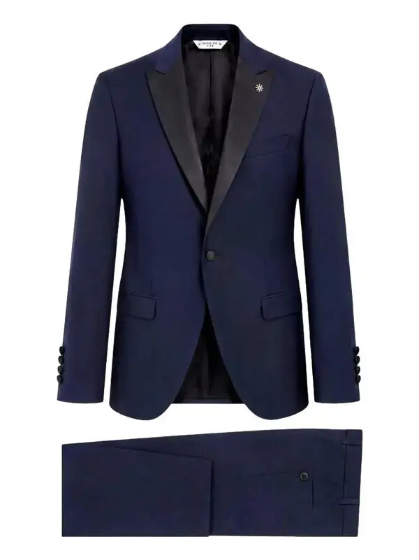 MANUEL RITZ Single-breasted Suit - Blue