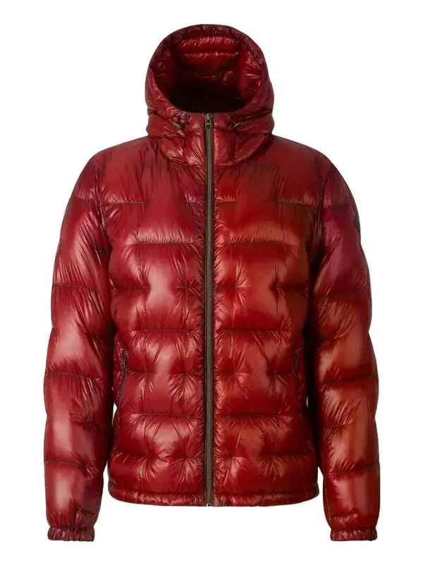 Herno Quilted Hooded Jacket - Red