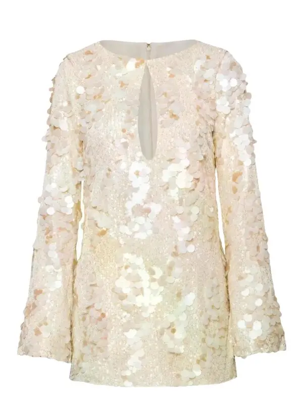BAOBAB Sinai Sequin Embellished Top - Neutrals