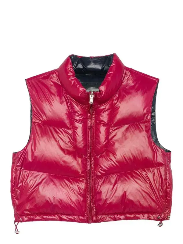 Patrizia Pepe Sleeveless Padded Vest - Red