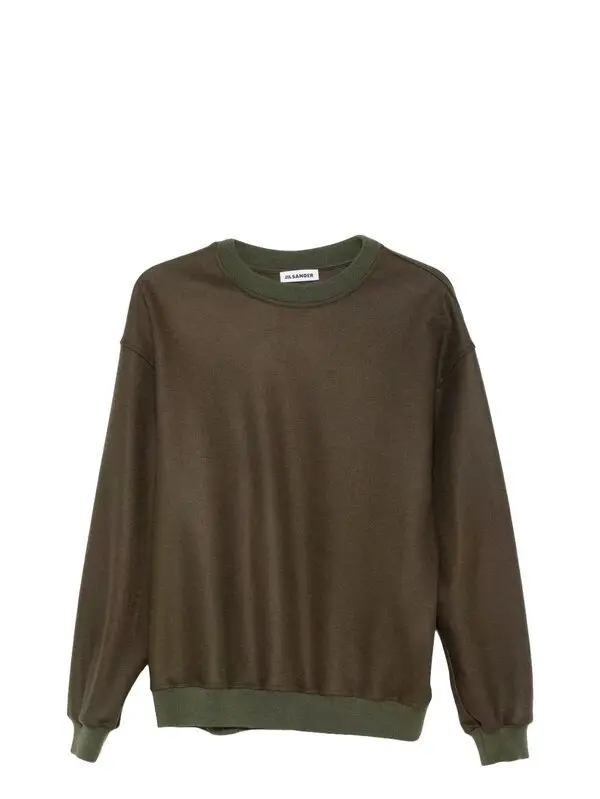 JIL SANDER Crewneck Sweatshirt - Green