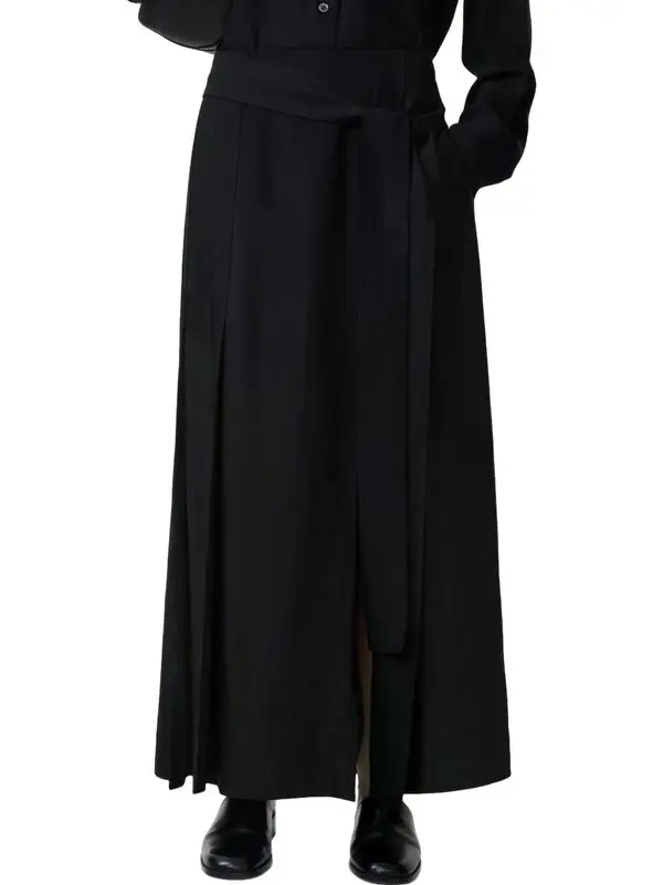 Studio Nicholson Pleated Maxi Skirt - Black