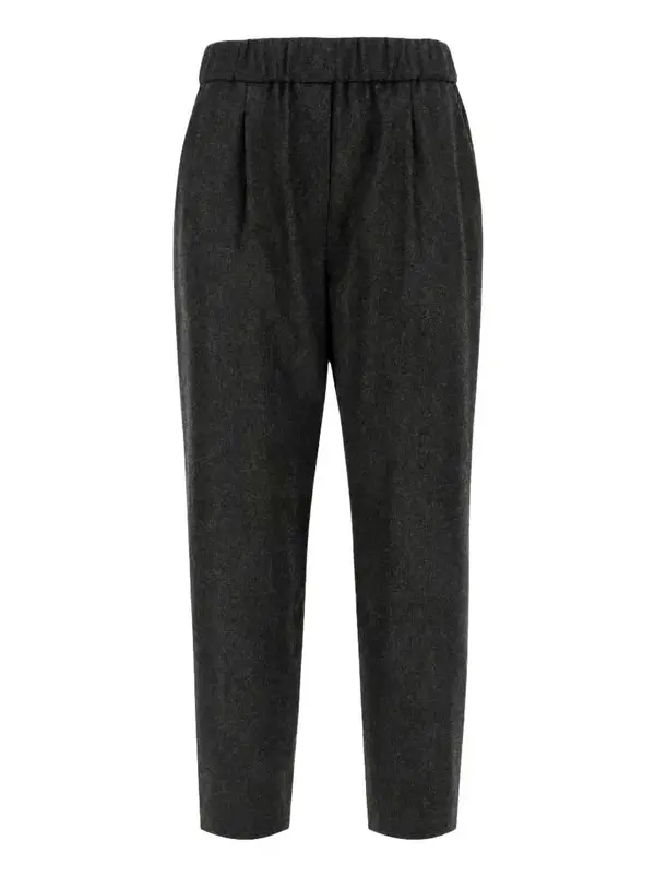 Giorgio Armani Elasticated Waist Track Pants - Grey