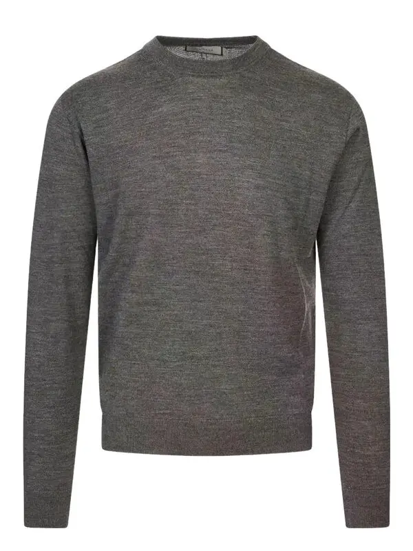 Canali Nuvola Crew-neck Sweater - Grey