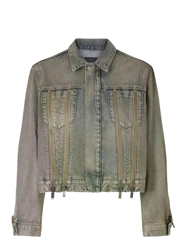 HAIKURE Zip-detail Jacket - Blue