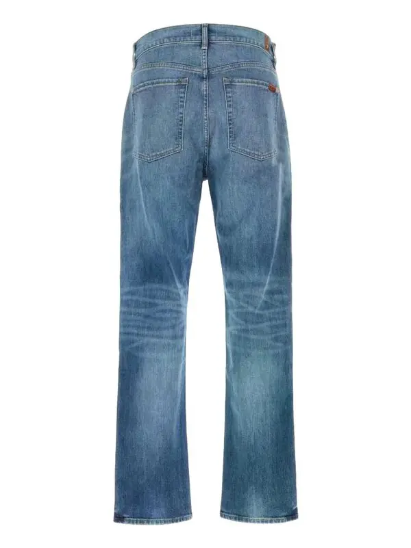 7 For All Mankind Straight-leg Jeans - Blue