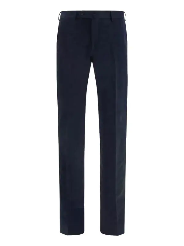 GERMANO 1952 Navy Corduroy Tailored Trousers - Blue