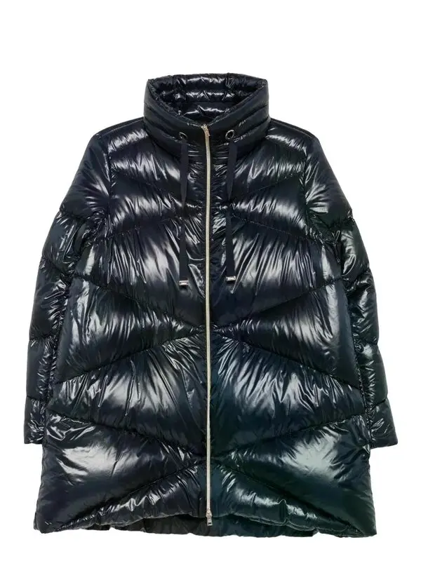 Herno Zip-up Padded Coat - Blue