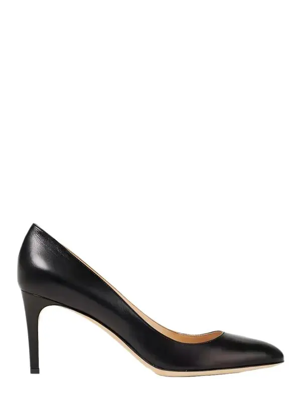 SERGIO ROSSI Leather Stiletto Pumps - Black
