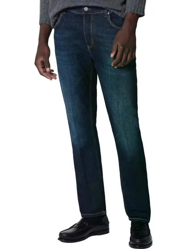 PT TORINO Slim-fit Jeans With Faded Effect - Blue