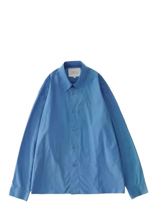 Studio Nicholson Hal Dropped-shoulder Shirt - Blue