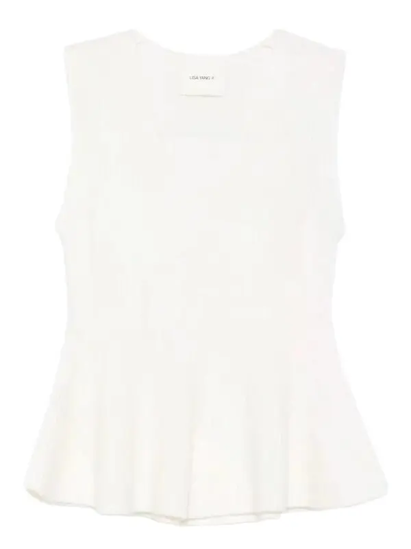 LISA YANG Milia Vest - White