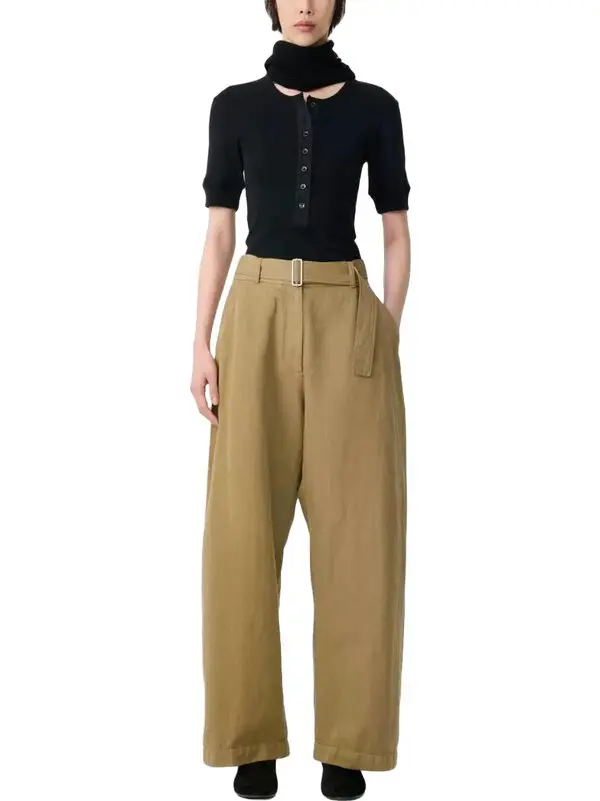 Studio Nicholson Chatto Belted Trousers - Brown