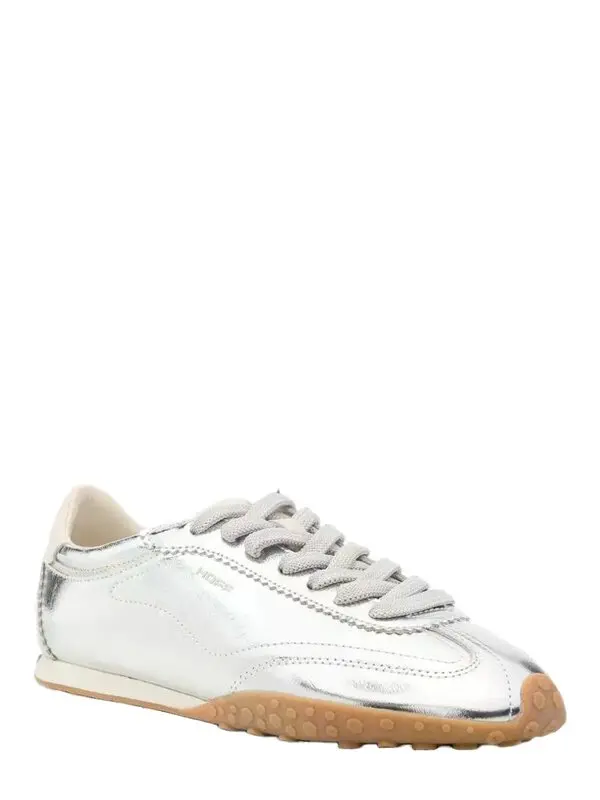 HOFF Bridge Fl Metallic-leather Sneakers - Silver